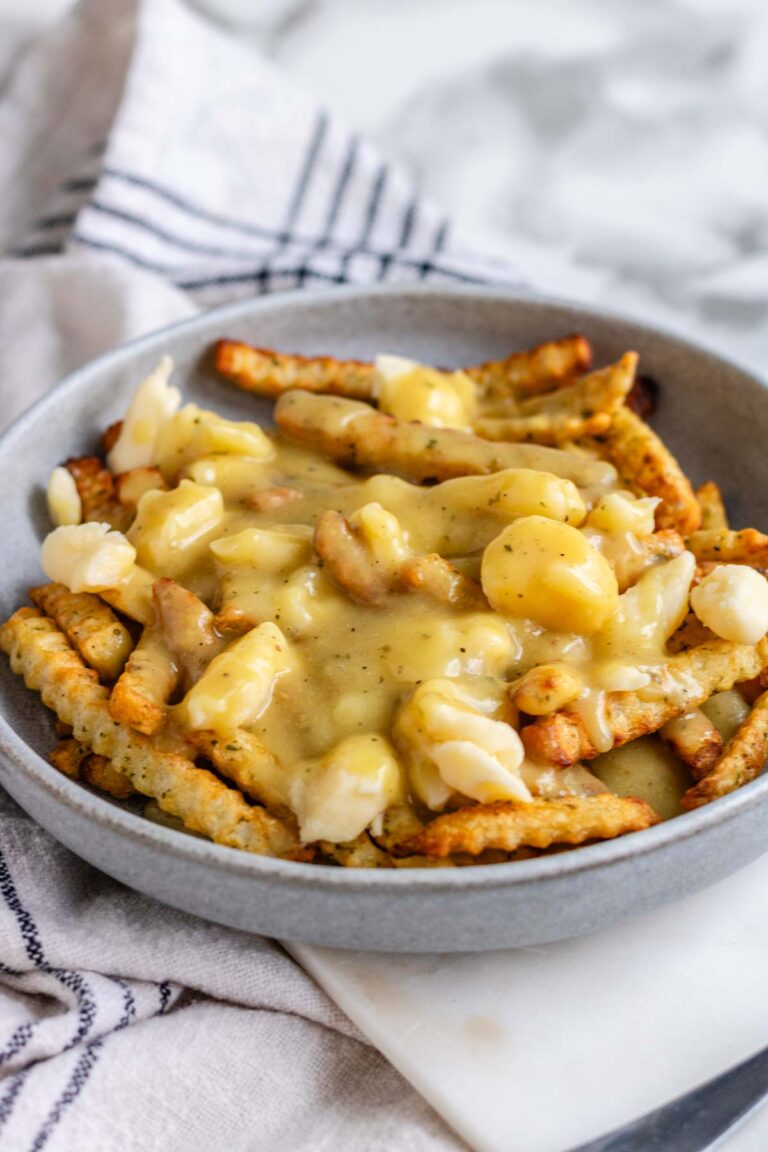 Homemade Vegetarian Poutine Recipe - The Veggie YaYa