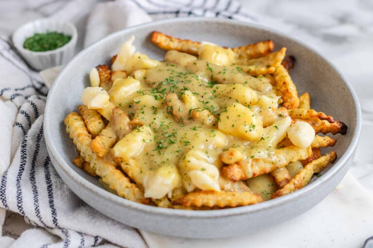 Homemade Vegetarian Poutine Recipe - The Veggie YaYa
