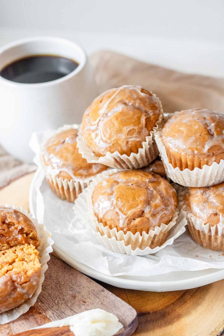 Iced Vegan Gingerbread Muffins Recipe - The Veggie YaYa